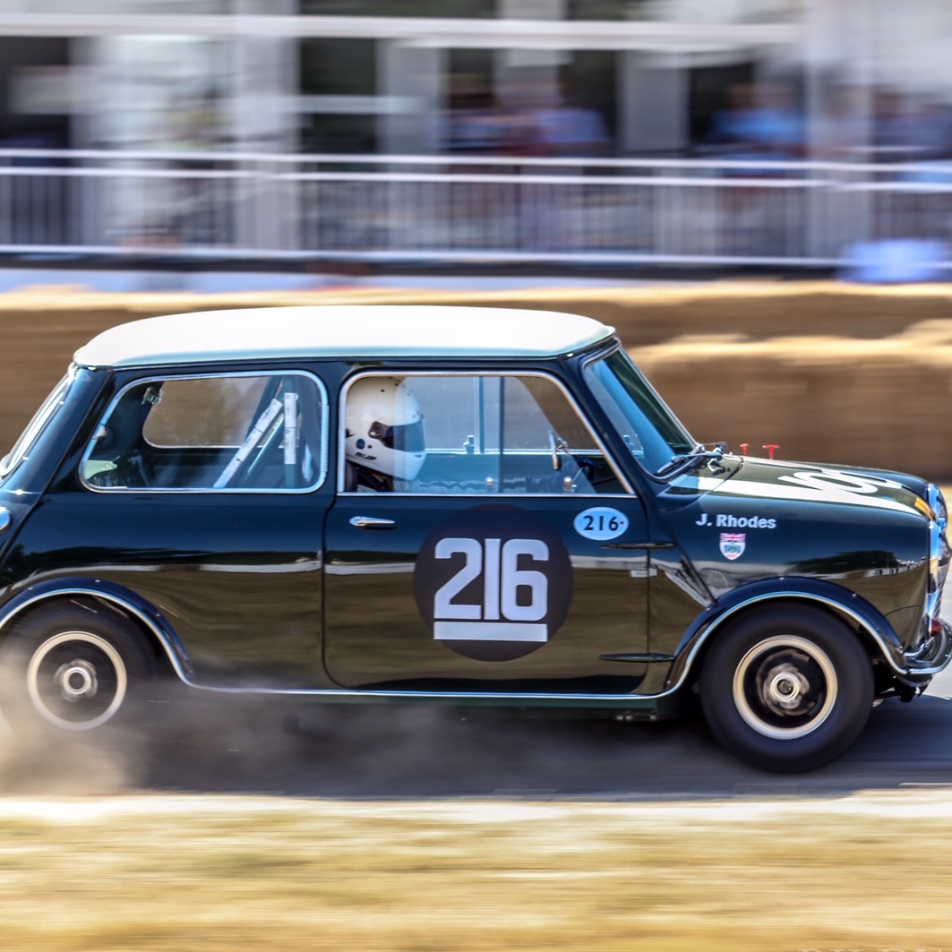Chateau Impney Hill Climb invitation for John Rhodes Mini – CCK Historic