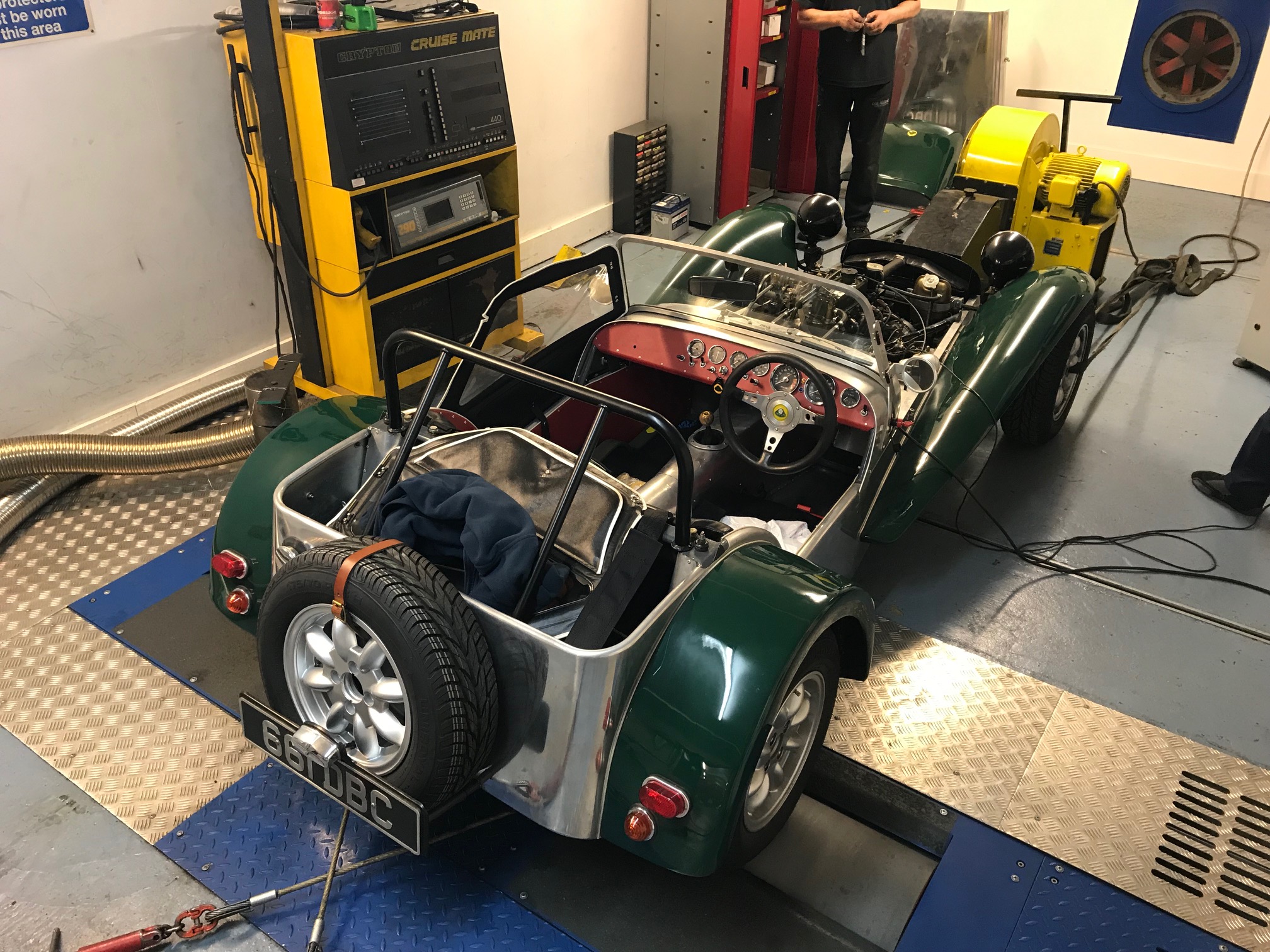 Rolling road tuning for Davrian Imp, Lotus 7 and Works Mini replica ...