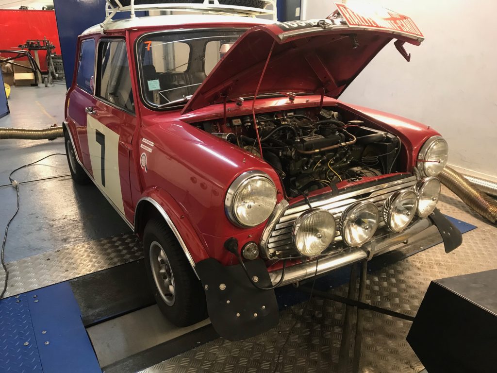 Rolling road tuning for Davrian Imp, Lotus 7 and Works Mini replica ...