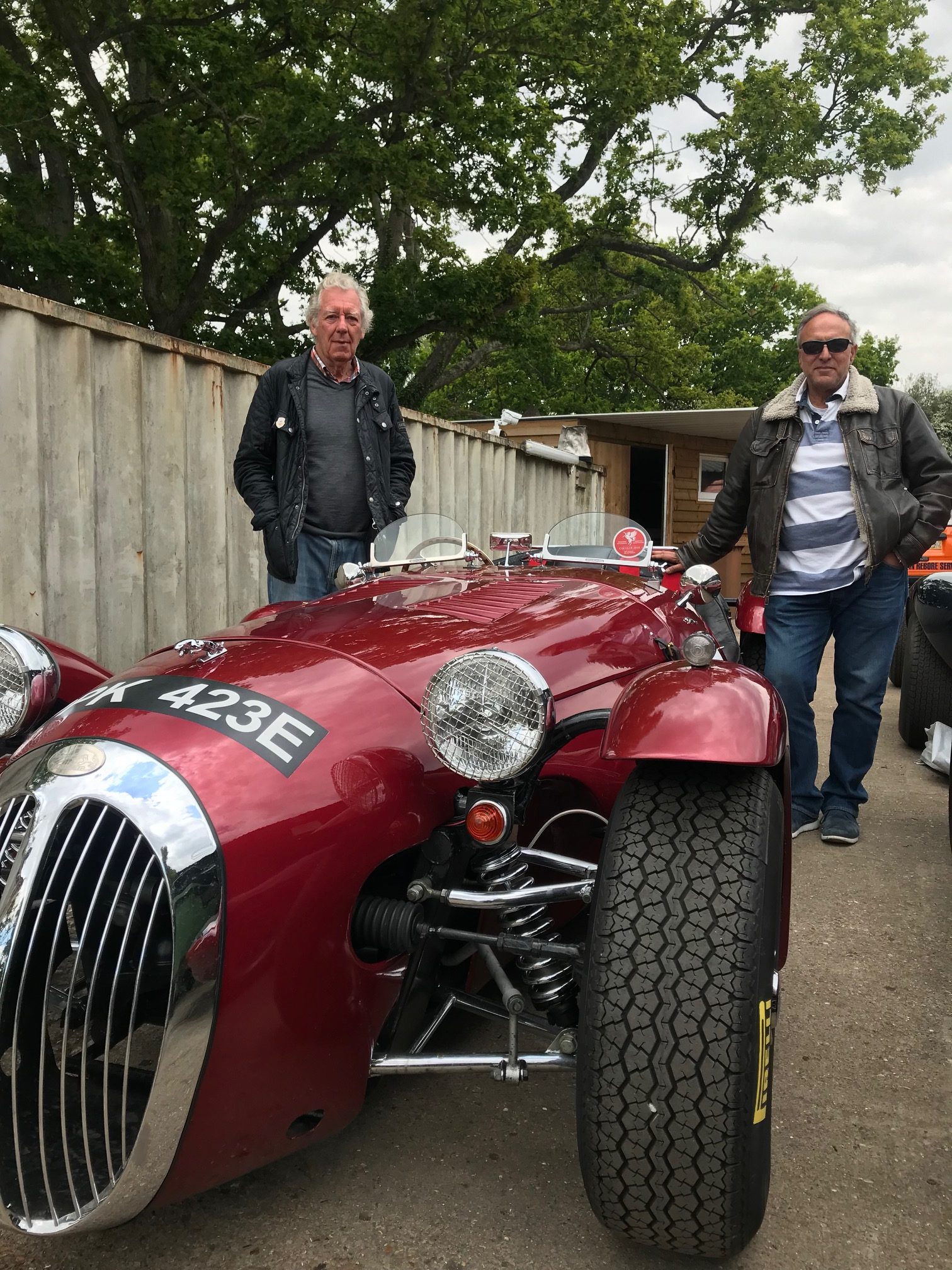 Former racing driver and car designer Rick Stevens pops by – CCK Historic