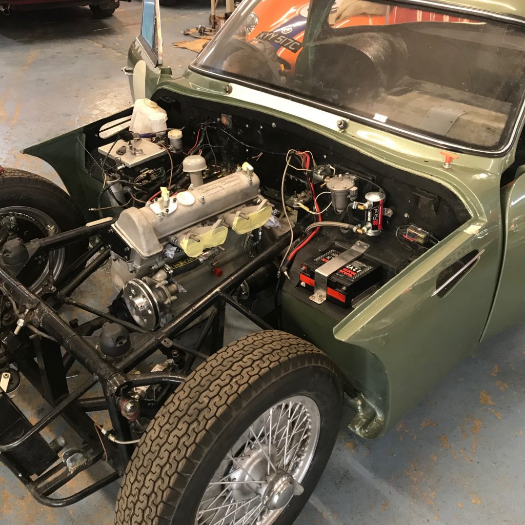 TVR Grantura receives a fresh Coventry Climax engine – CCK Historic